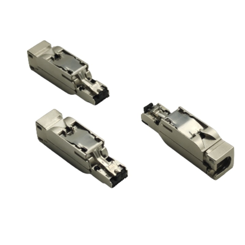 Industrial Metal RJ45 cat6 plug connector | FIBEYE