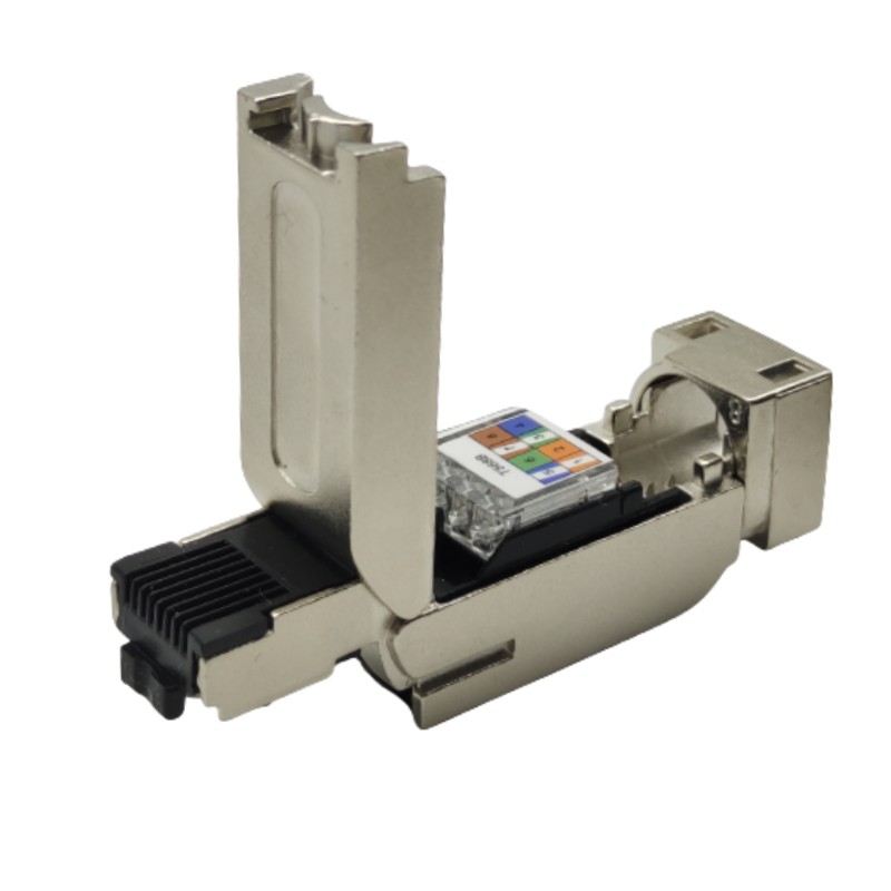 Industrial Metal RJ45 cat6 plug connector | FIBEYE